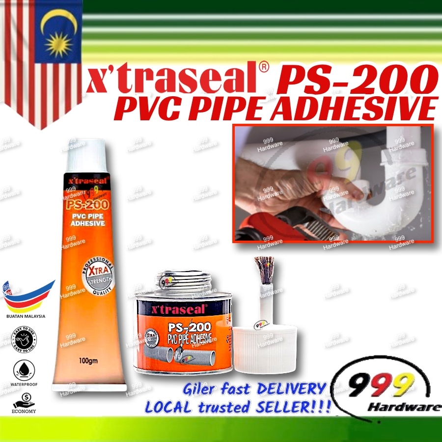 999 XTRASEAL PVC PIPE ADHESIVE PS-200 / X'TRASEAL PVC SOLVENT CEMENT ...