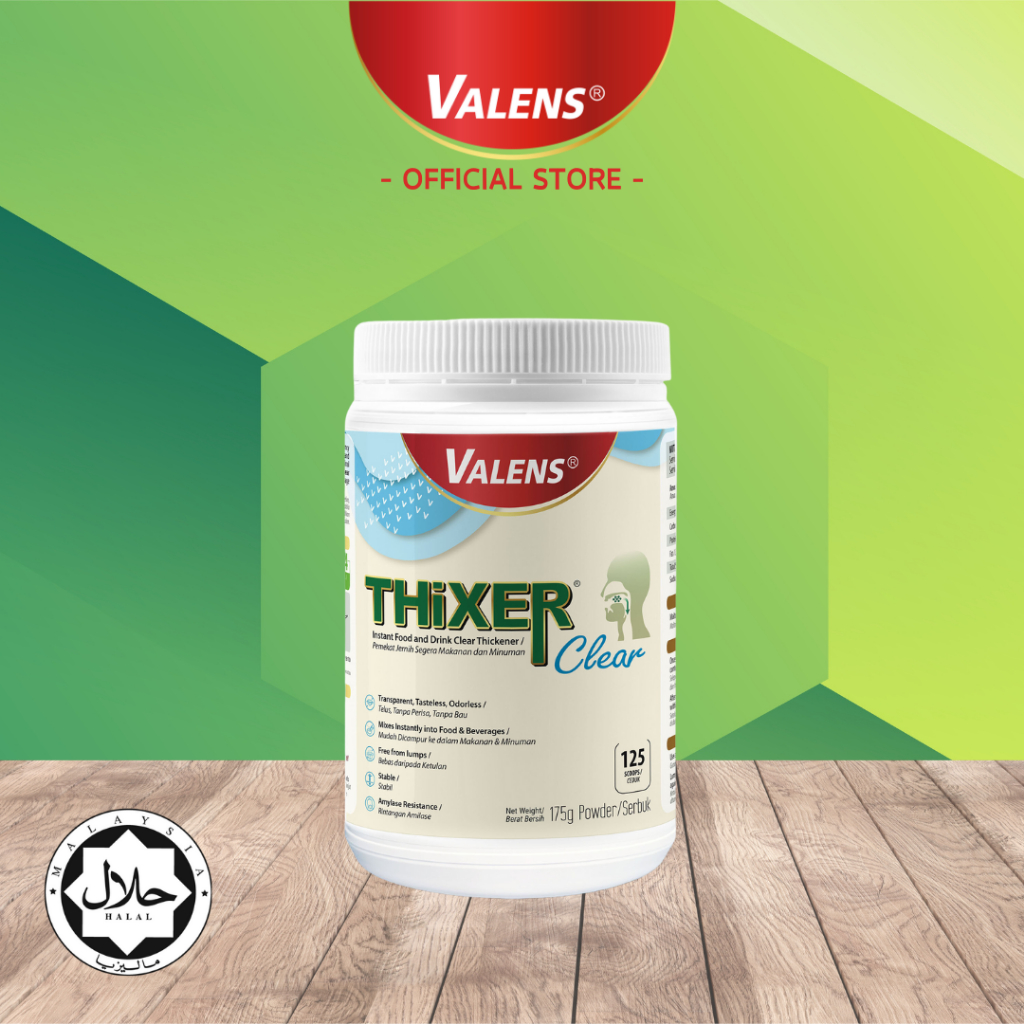 【Valens Official】Thixer Clear Instant Food and Drinks Thickener 175g ...