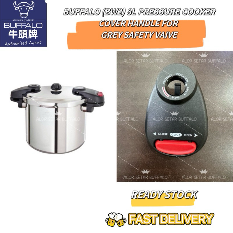 BUFFALO SPARE PART 8L PRESSURE COOKER COVER HANDLE FOR GREY SAFETY ...