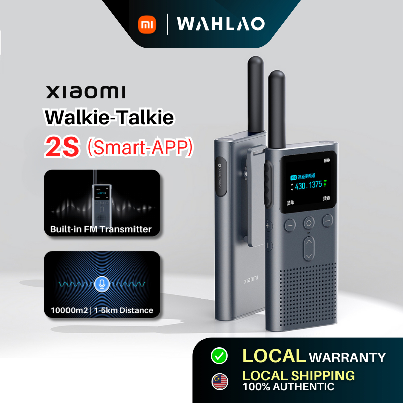 Xiaomi Mi Walkie-Talkie 2S with FM Radio and GPS presented up to 5 days ...
