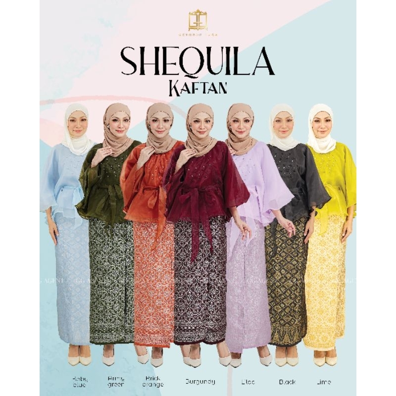 BAJU RAYA SHEQUILA KAFTAN BY GEROBOK GAGA | Shopee Malaysia