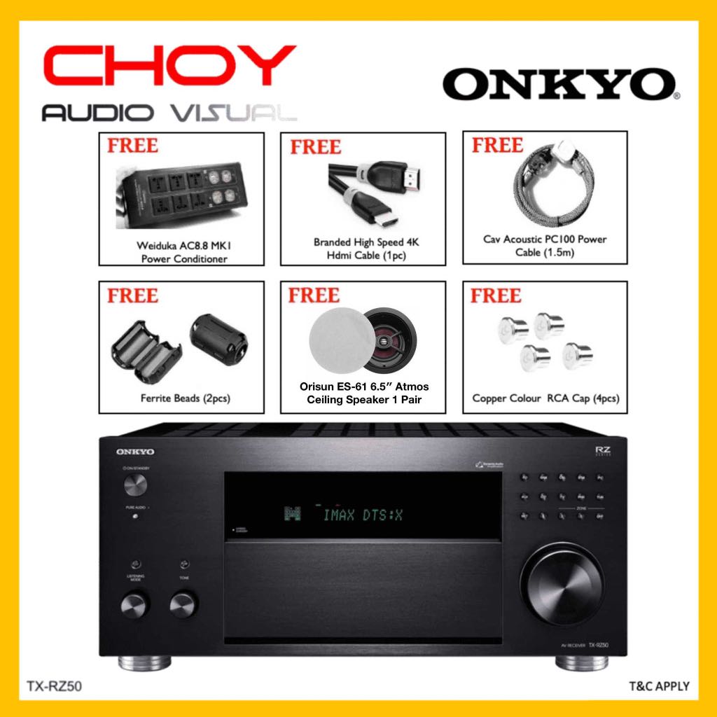 Onkyo TX-RZ50 9.2-Channel THX Certified AV Receiver | Shopee Malaysia