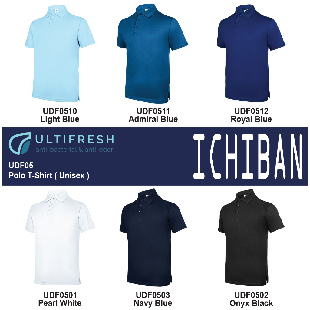 UDF05 Polo T-Shirt | Unisex 100% Performance Dri-Fit Polyester Eyelet ...