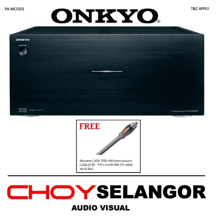 Onkyo PA-MC5501 9-Channel Power Amplifier | Shopee Malaysia