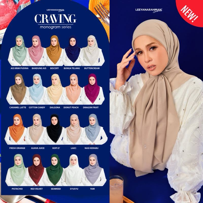 [PROMO!] LeeyanaRahman Bawal Plain Monogram Series MONORAYA | Bidang 45 ...