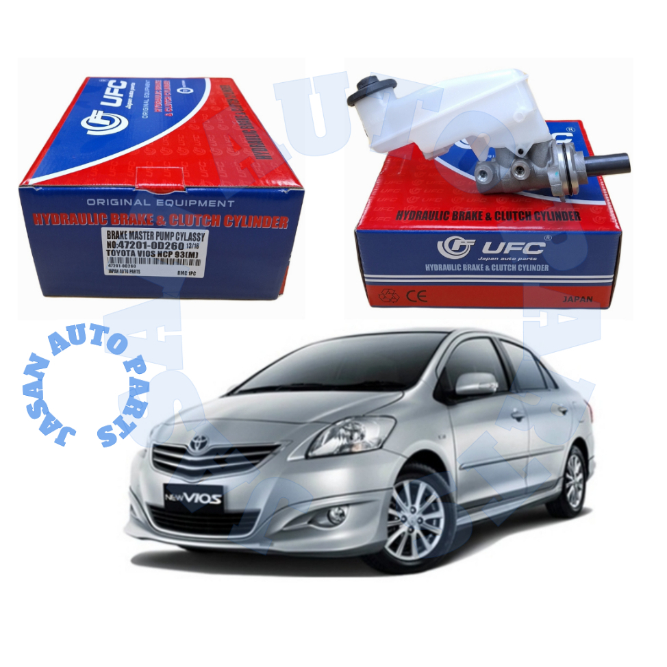 TOYOTA VIOS NCP93 MANUAL (13"/16") BRAKE MASTER PUMP CYLINDER ASSY (BMC ...