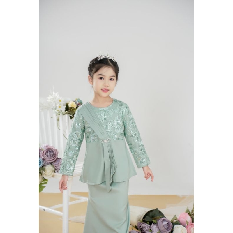 Set Selendang Sequin Kanak-kanak, # Baju Raya Kids 2024 | Shopee Malaysia