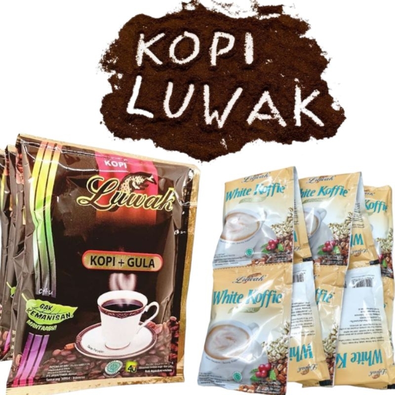 KOPI LUWAK WHITE KOFFIE RENCENG VARIAN RASA | Shopee Malaysia