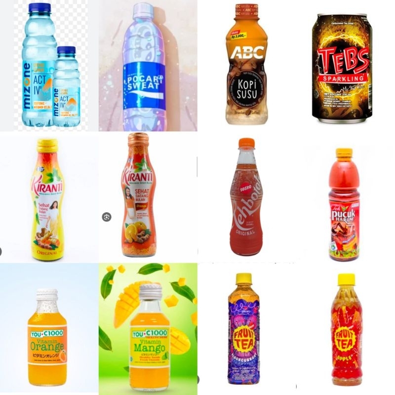 MINUMAN BERBAGAI VARIAN | Shopee Malaysia