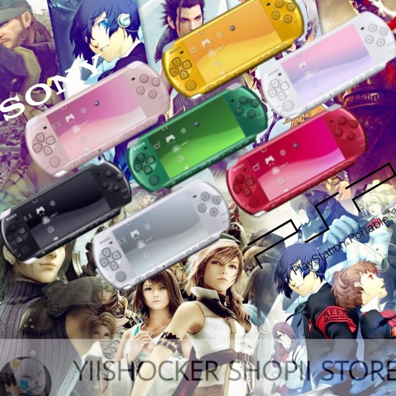 100% ORIGINAL! SONY PSP 1000 2000 3000 1K 2K 3K 32GB 64GB 128GB ...