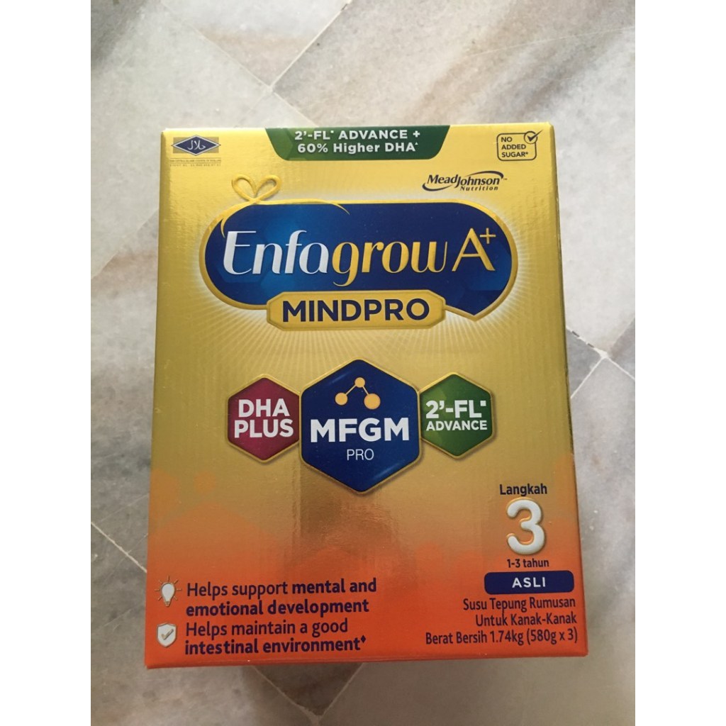 Enfagrow A+ Step 3 Asli /Vanilla 1.74kg Exp;;04 To 12-2025-2026 ...