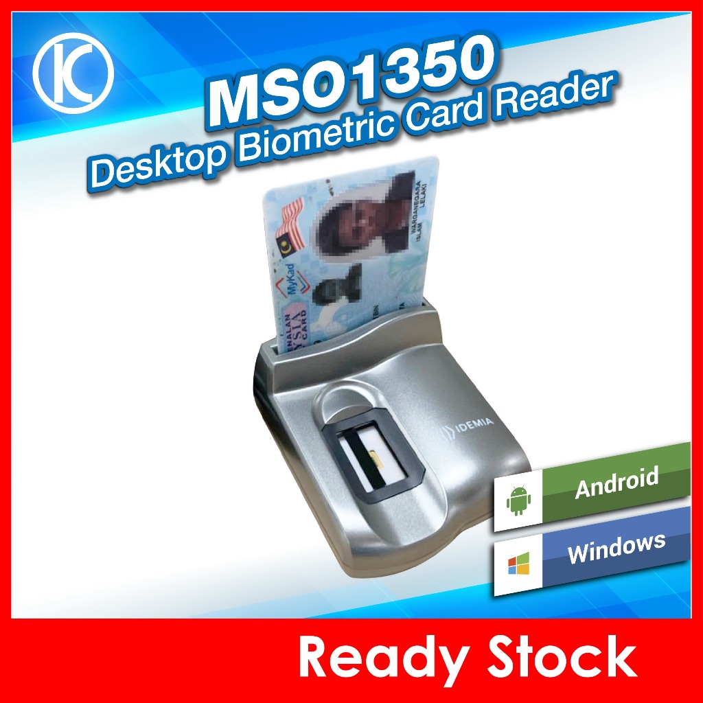MyKad, Mykid Reader with Biometric Optical Scanner - MSO1350 V3 with ...