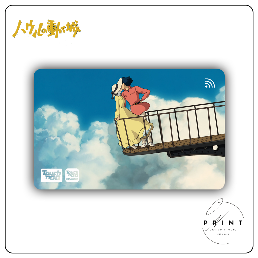 [Howl's Moving Castle] High Quality - Tng / Touch n Go Card Sticker ...