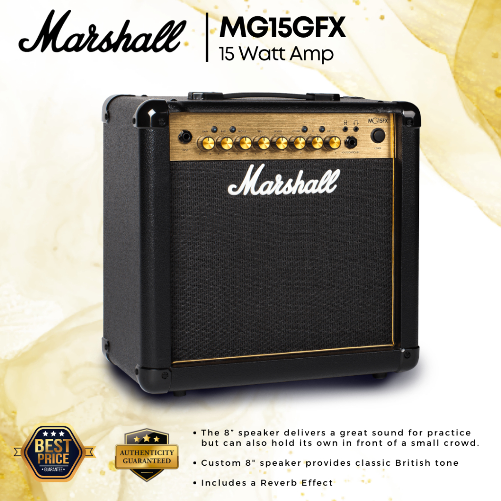 MARSHALL MG15GFX 15-watt 1x8" Combo Amp with Effects ( MG-15G-FX / MG15 ...