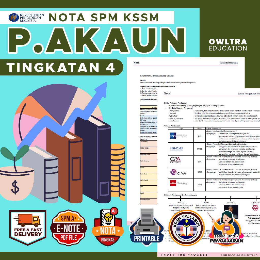 [NO DELIVERY FEE] SPM PRINSIP AKAUN NOTA LATIHAN AKAUN TINGKATAN 4 ...