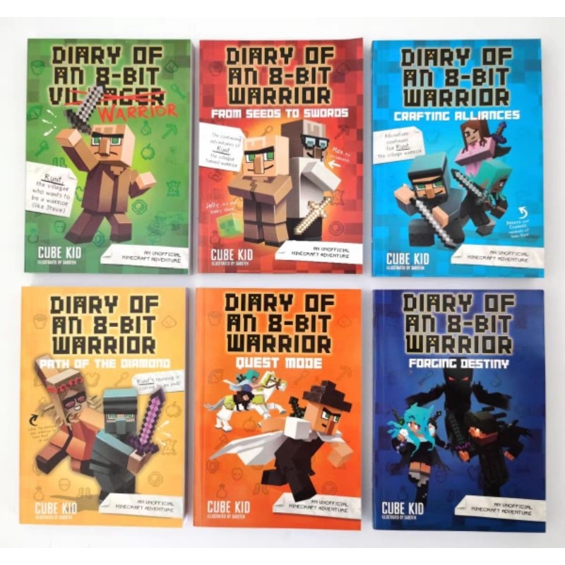 [Ready Stock] Diary of an 8-bit Worrior 6 Books Box Set | Shopee Malaysia
