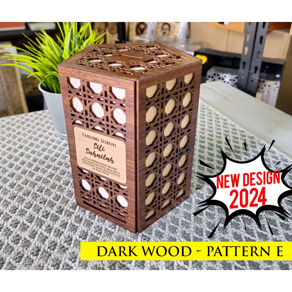 TABUNG UKIRAN KAYU / SEDEKAH SUBUH / TABUNG RAMADHAN - percuma ukiran ...