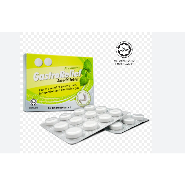 WINWA GASTRORELIEF ANTACID TAB 12'Sx2 FRESHMINT | Shopee Malaysia
