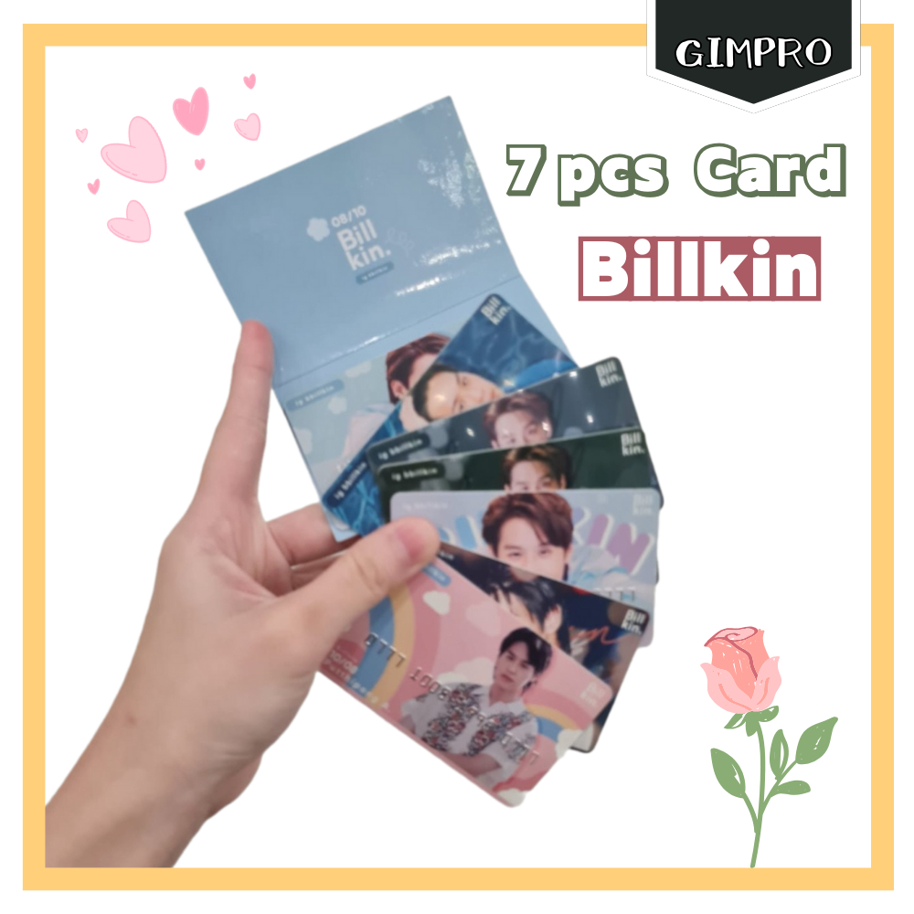 Billkin photo card Thailand actor 泰星马群耀 Thai Star Merchandise Thailand ...