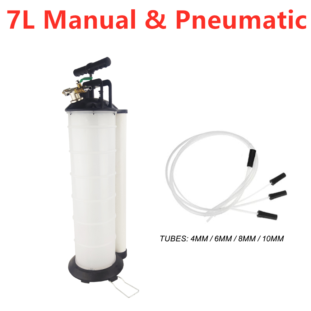 (Manual/Pneumatic) 7L / 9L Engine Oil Fuel Extractor Pump Suction Vacuum Petrol Fluid Transfer ...