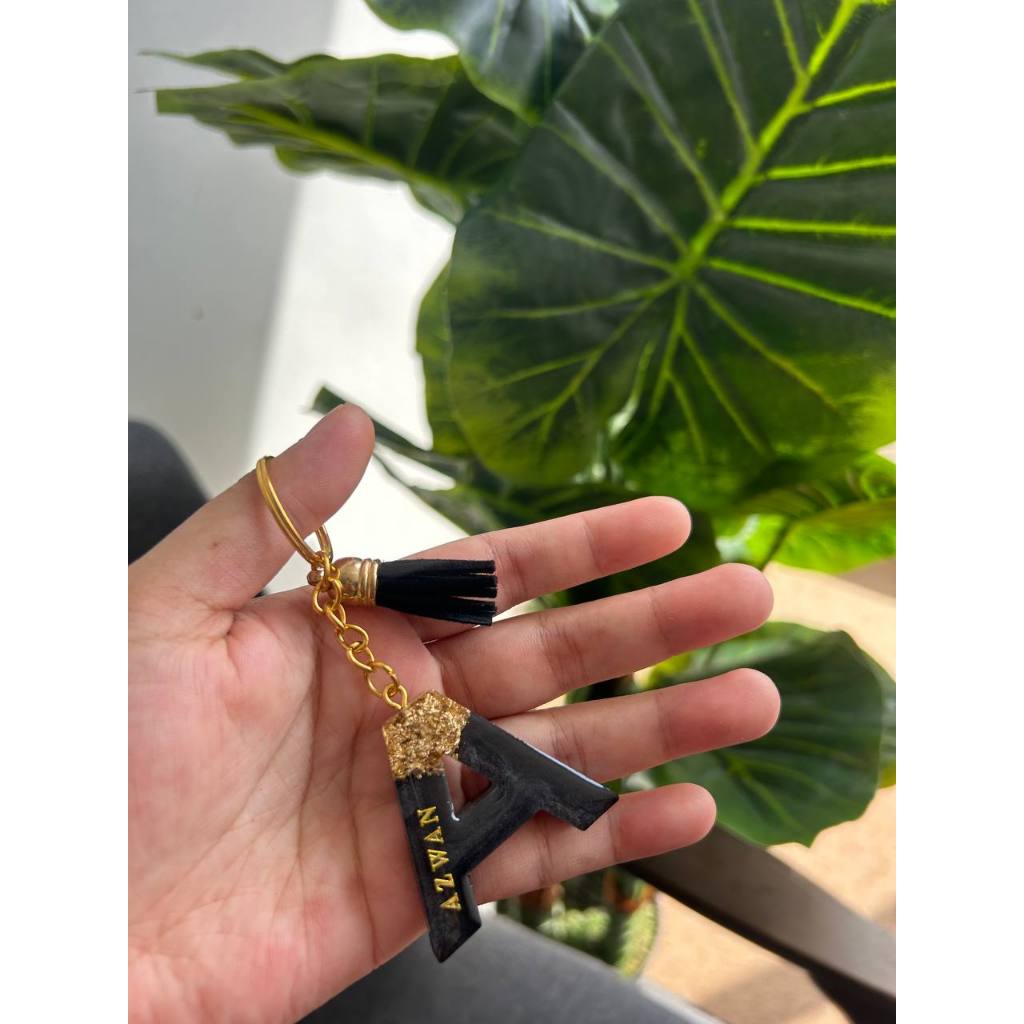 BASIC KEYCHAIN ALPHABET (PREORDER 7 DAYS) CUSTOM MADE BOLEH TAMBAH ...