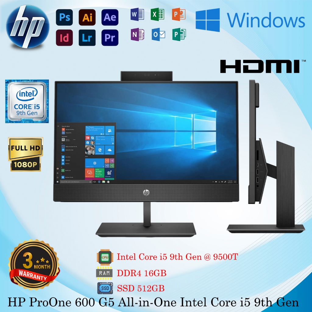 HP ProOne 600 G5 All-in-One Intel Core i5 9th Gen | Shopee Malaysia