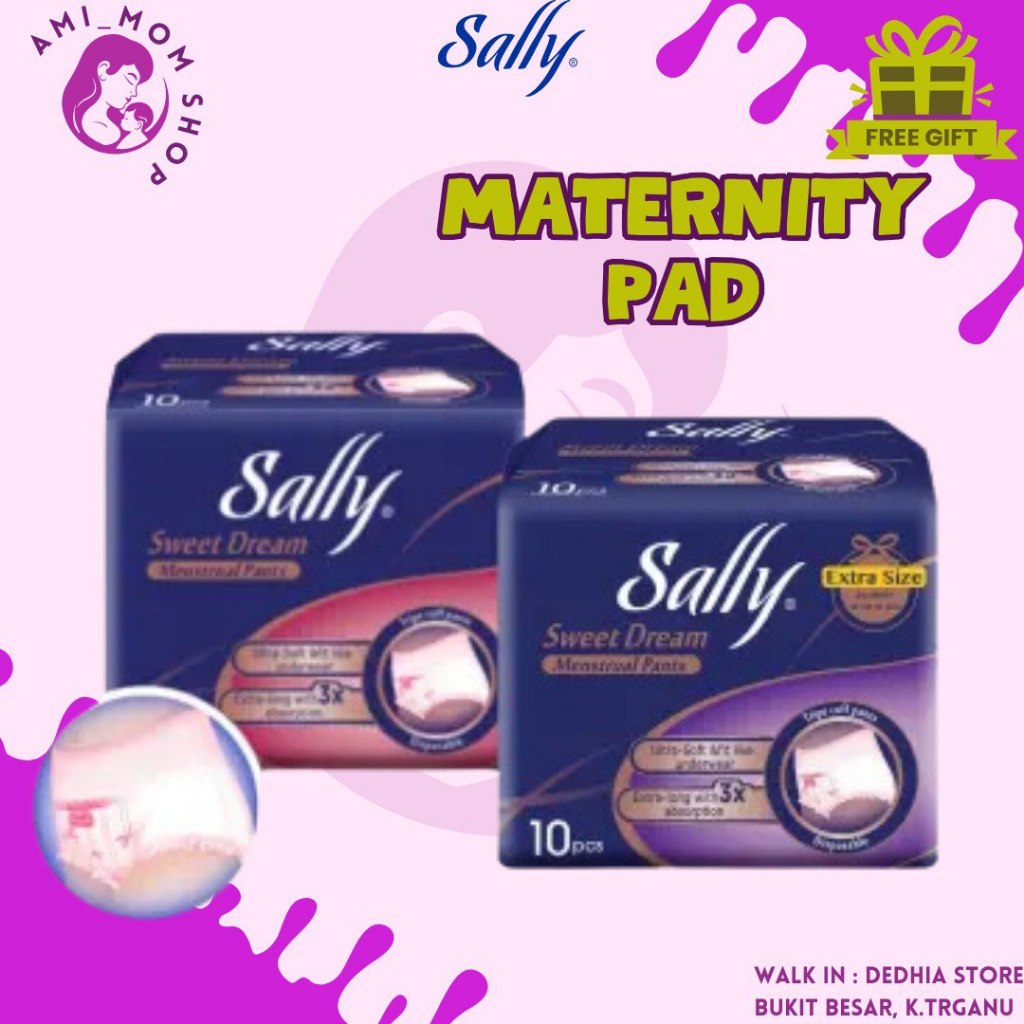SALLY MENSTRUAL PANTS | REGULAR & EXTRA SIZE MATERNITY PADS | MATERNITY ...