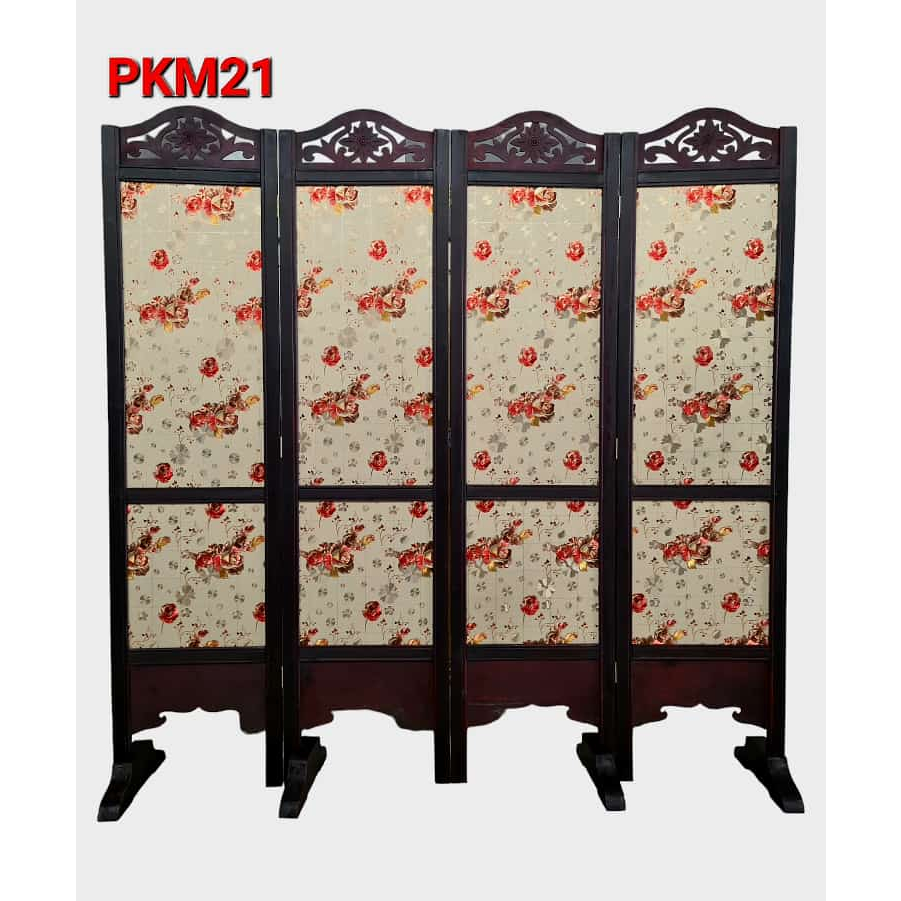 PARTITION KAYU ORIGNAL / WOODEN PARTION / KAYU SCREEN DIVIDER READY ...