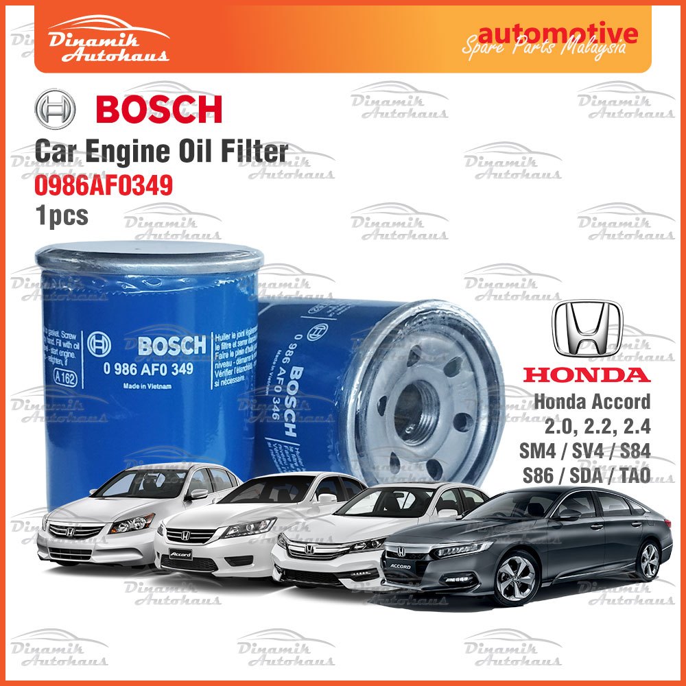 Honda Accord SM4 SV4 S84 S86 SDA TAO Car Engine Oil Filter Penapis ...