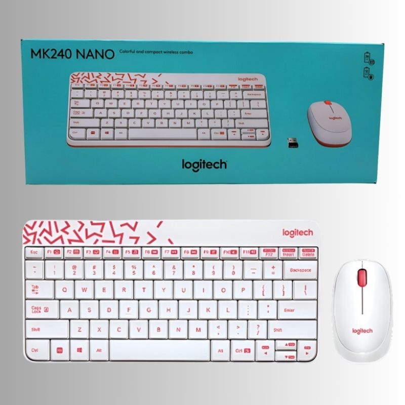 Mk240 Logitech Wireless Keyboard Mouse Combo Shopee Malaysia