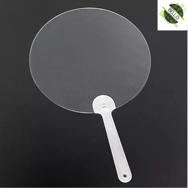 [DIY CRAFT] Transparent Hand Fan Blank Art Craft Kindergarten Kids ...