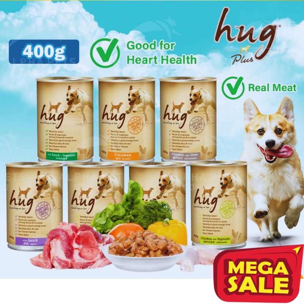 Hug Dog Canned Food (Wet Dog Food) - 400g | Shopee Malaysia