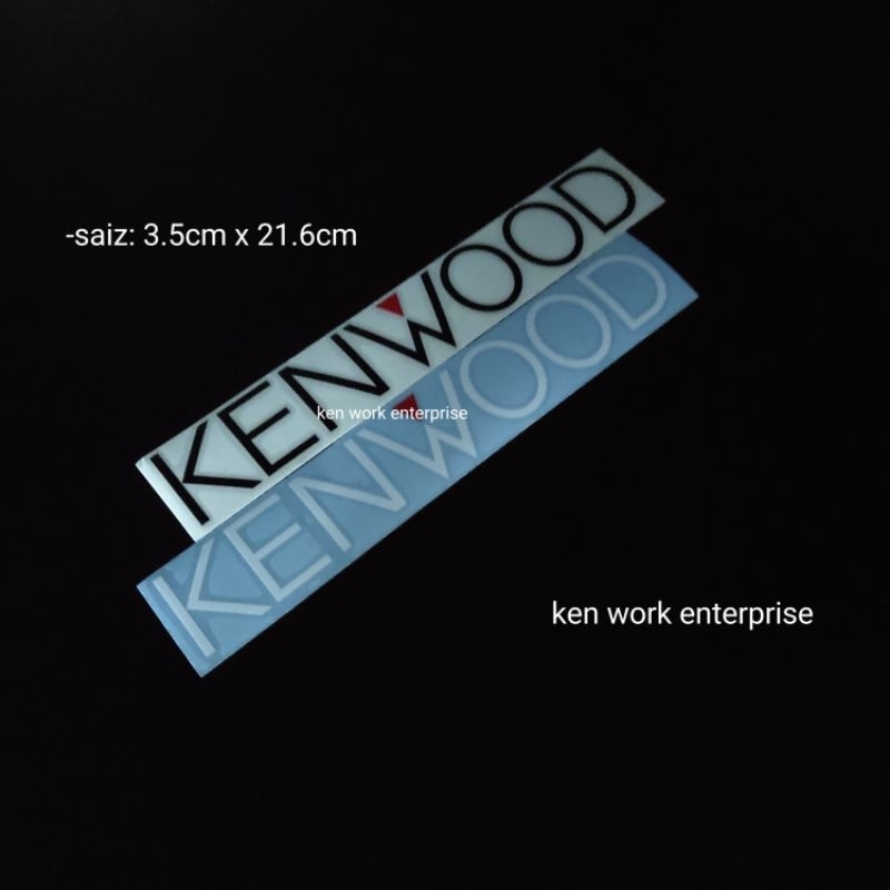 sticker kenwood car sticker #0060 accessories | Shopee Malaysia
