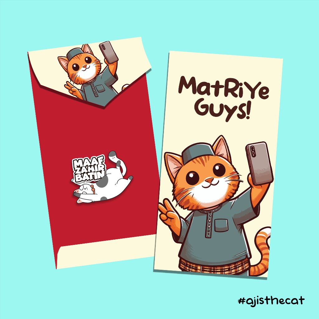 SAMPUL RAYA KUCING EKSKLUSIF BY AJISTHECAT | Shopee Malaysia
