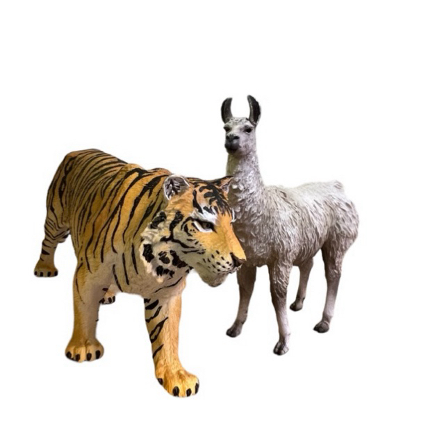 Siberian Tiger With Llama Figurines - Collecta | Shopee Malaysia