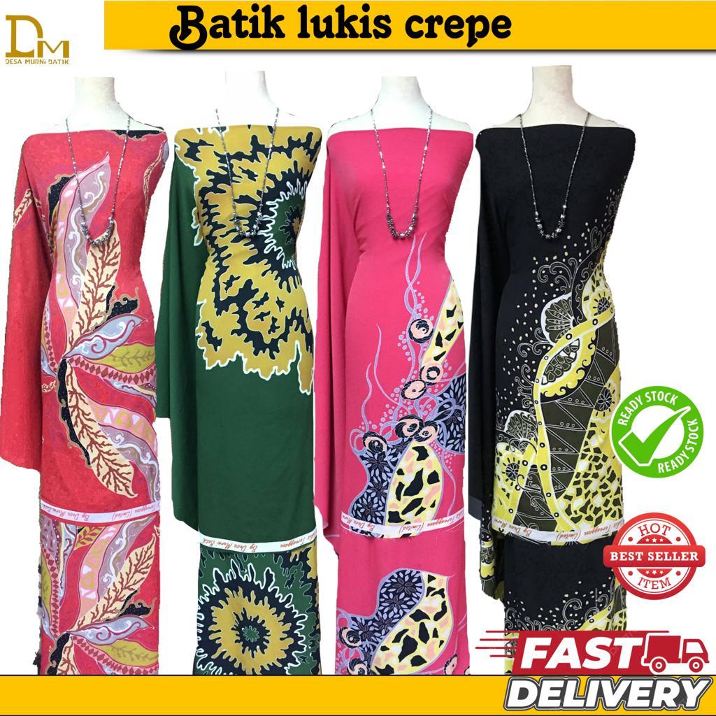 💥NEW ARRIVAL💥 | BATIK LUKIS CREPE TERENGGANU | READY STOCK | FAST ...