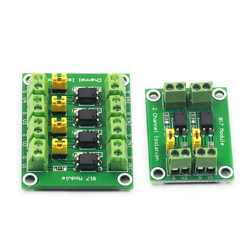 4 Channel PC817 Optocoupler Photoelectric Isolation Board Voltage ...