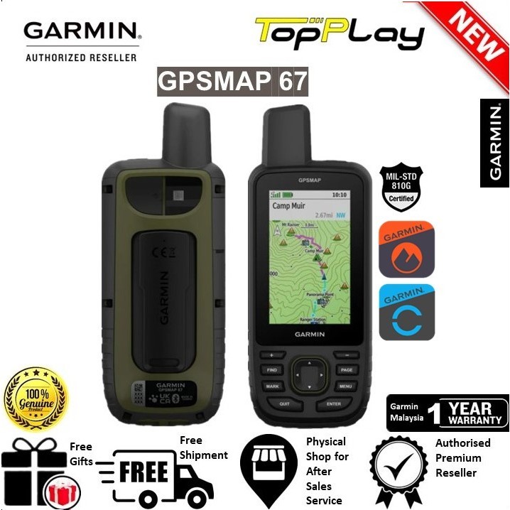 Garmin Handheld GPSMAP 67 / 67i - Multi Satellite GPS Expedition mode ...