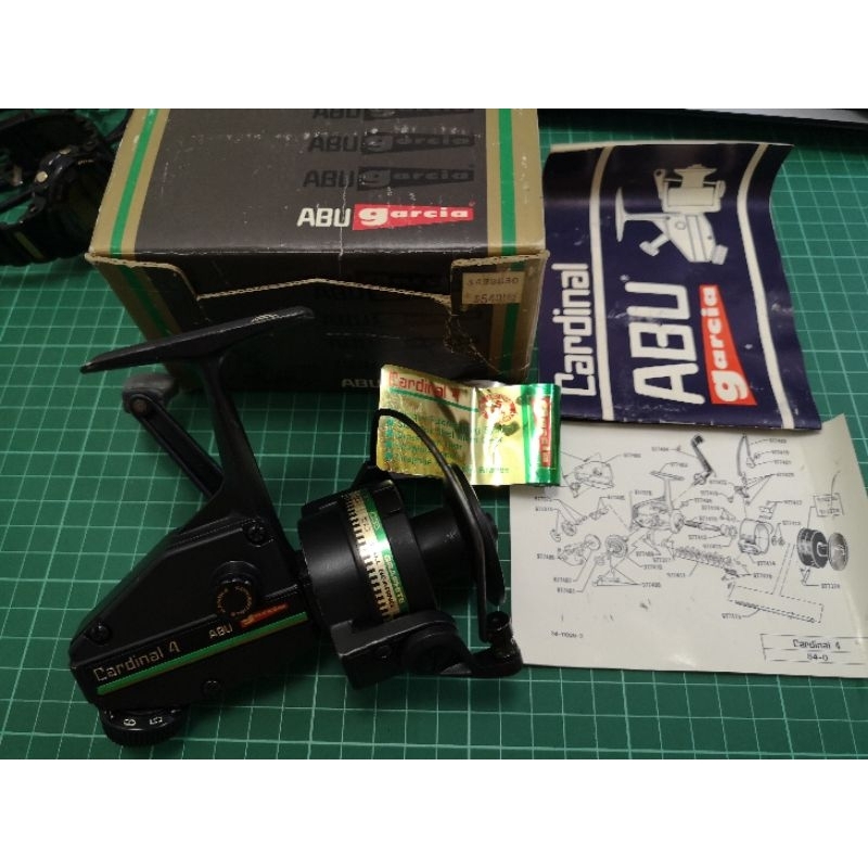 Abu Cardinal 4 C4 greenline Boxed with booklet | Shopee Malaysia