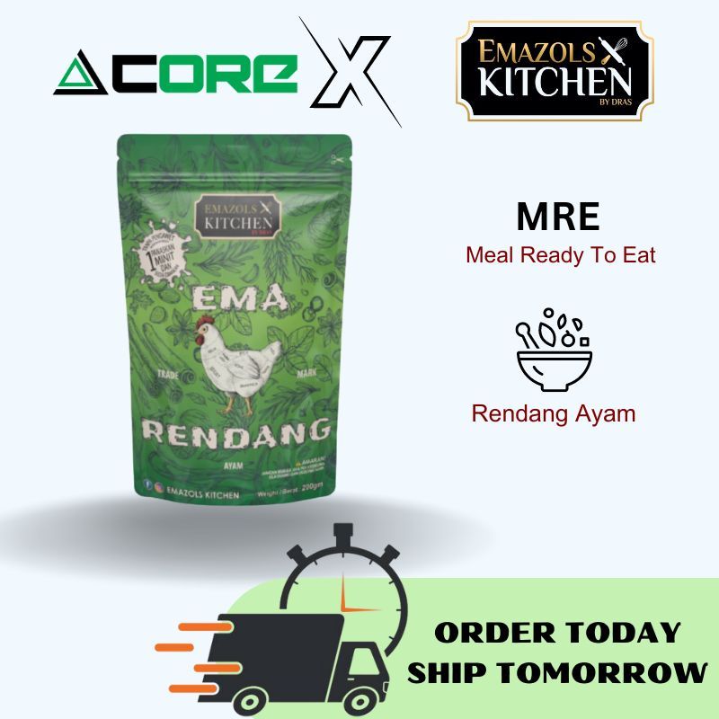 🔥100% ORIGINAL🔥 EMAZOLS KITCHEN Rendang Ayam | Shopee Malaysia