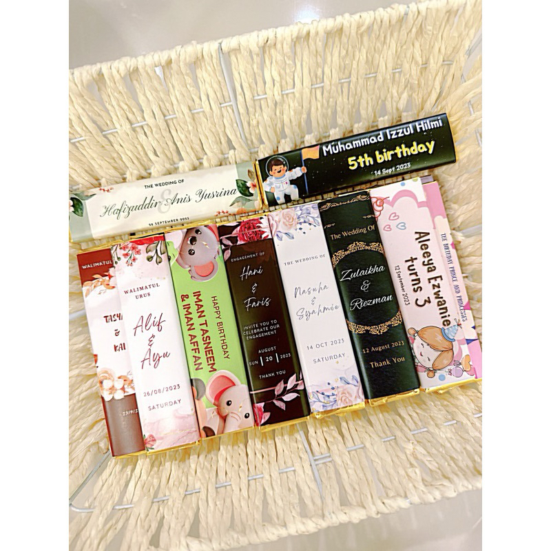 { Bundle 50pcs } coklat bar - Door gift kahwin murah hadiah kahwin cenderahati doorgift wedding ...