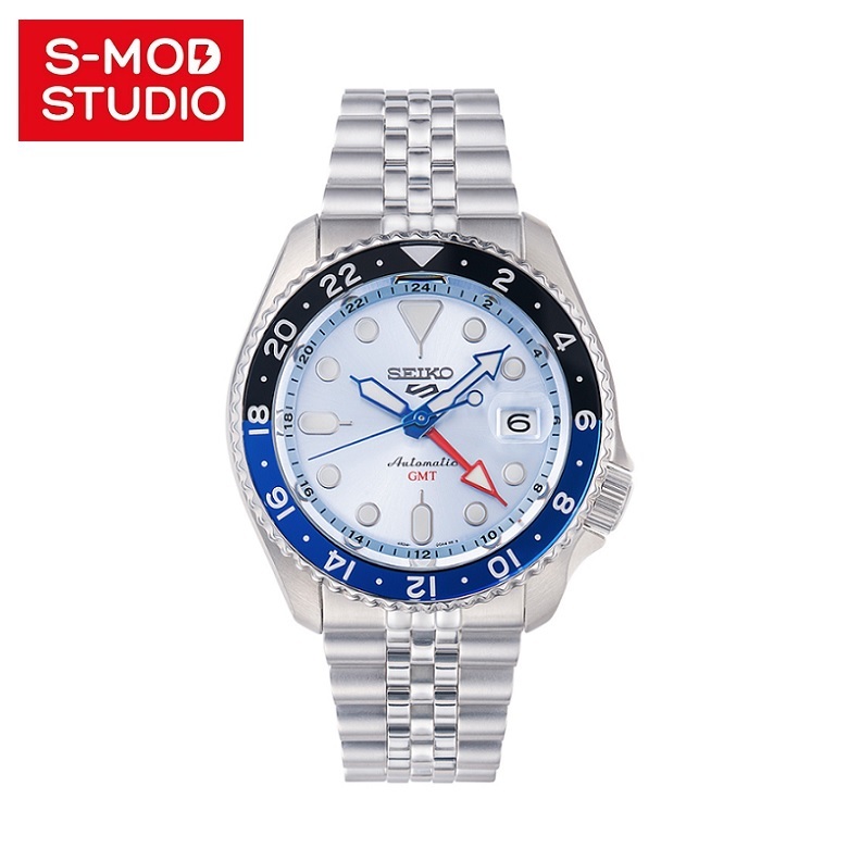 Seiko 5 GMT Automatic 42mm SSK029 SSK031 Red Ice Blue | Shopee Malaysia