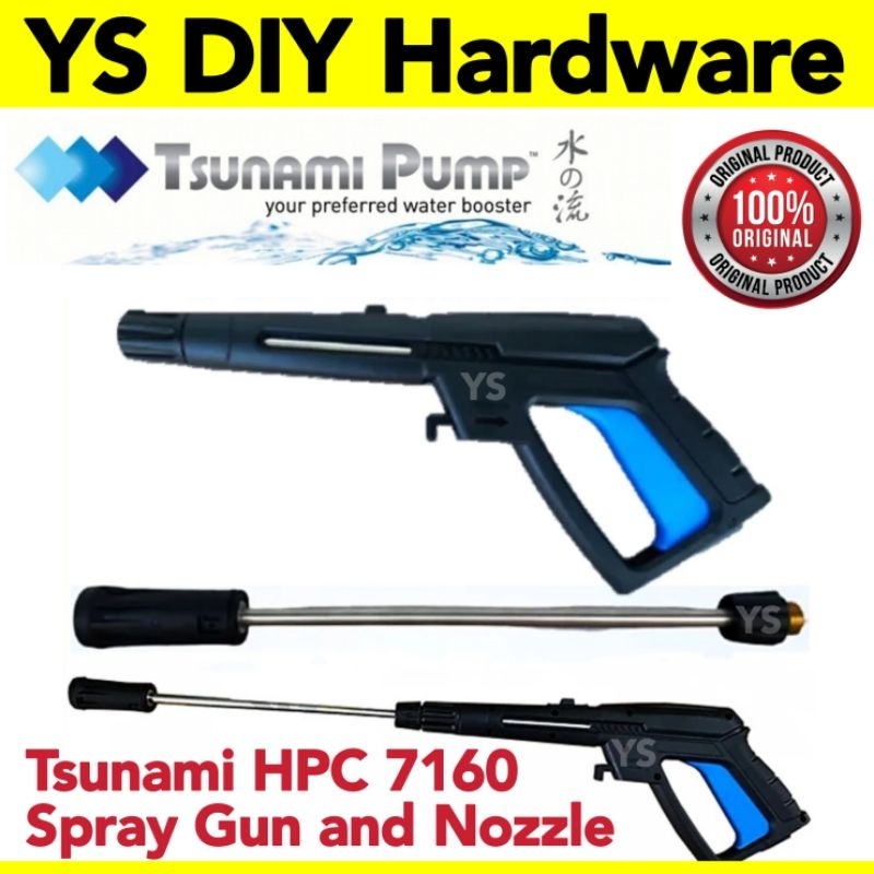 100% Original Tsunami HPC 7160 Spray Gun and Nozzle | Shopee Malaysia