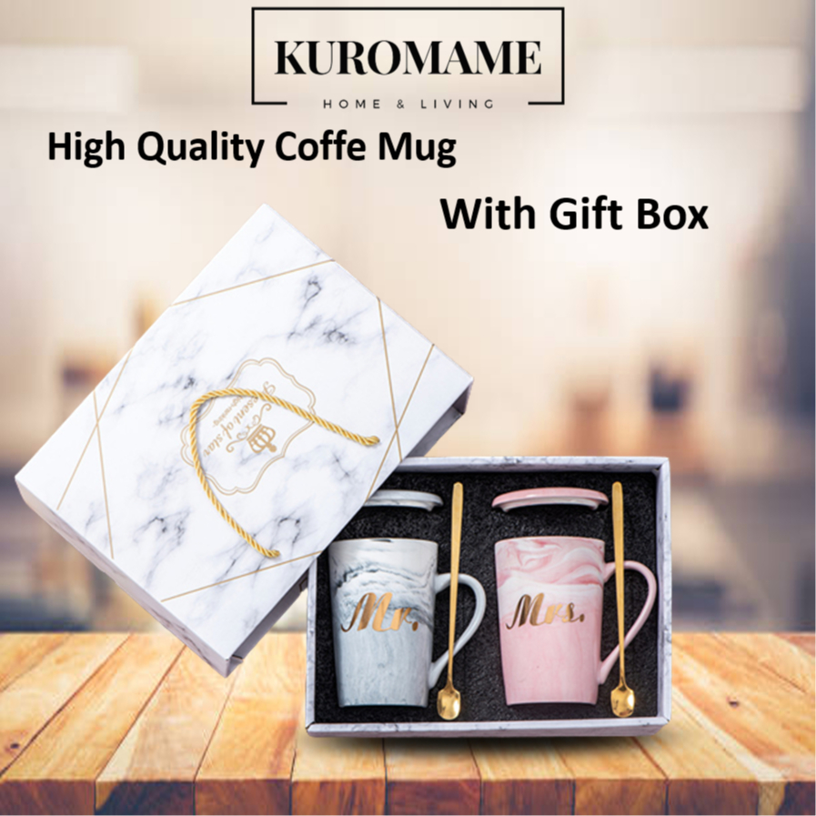 Fine Ceramic Couple Cup Set Mug Giftset Door Gift Hadiah Perkahwinan ...