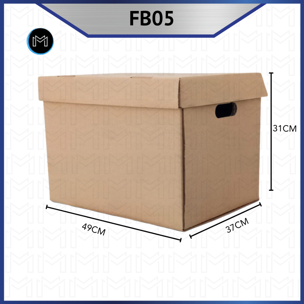 Storage Box Moving Box Document Box Office Box Kotak Packing Box Carton ...