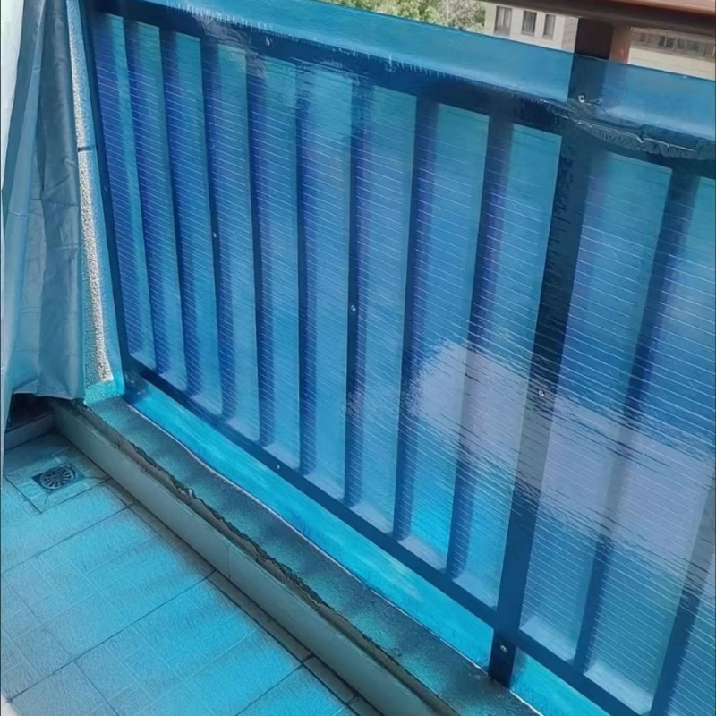 PVC Roof Polycarbonate Sheet Transparent PVC Roll Plastic Roof Atap ...