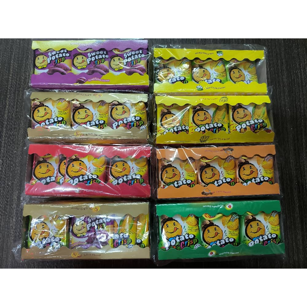 Win2 Potato Crisp Flavours Tomato/ Vegetable/ Corn/ Sweet Potato/ Curry ...