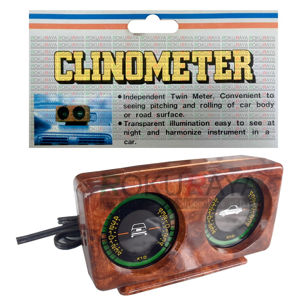 Car Inclinometer Clinometer Analog Slope Meter Display Gauge W Back ...