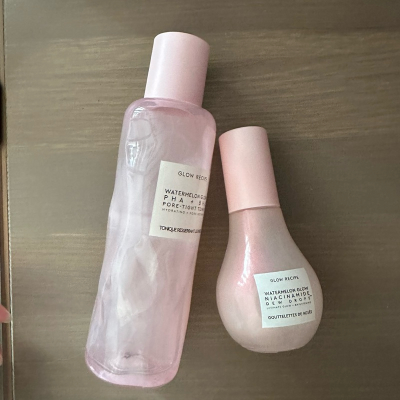 Authentic Glow Recipe Watermelon Glow Toner and Serum Trial Repack 10 ...