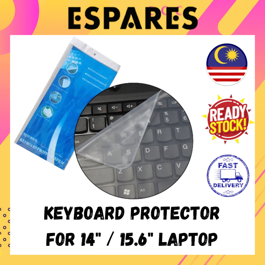 SILICON KEYBOARD PROTECTOR FOR LAPTOP 14" AND 15.6" | Shopee Malaysia